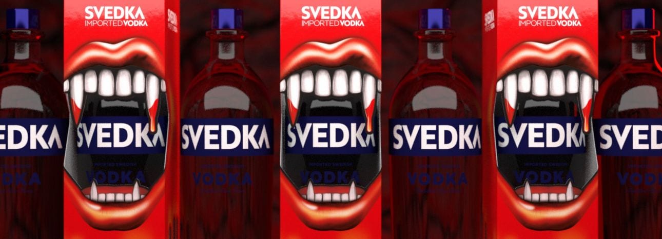 Limited Edition SVEDKA Packaging Disrupts Halloween 2018 - BRIGADE
